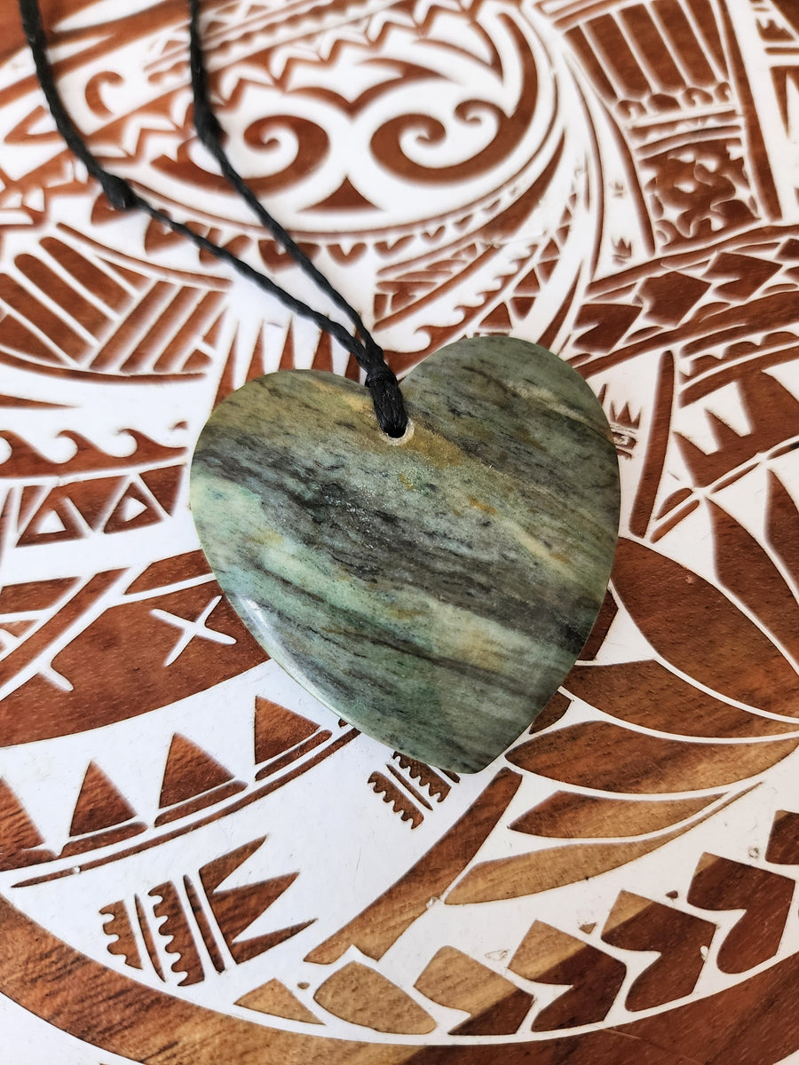 #B26 Heart (50mm) Obay Stone – Pacific Shack Gold Coast