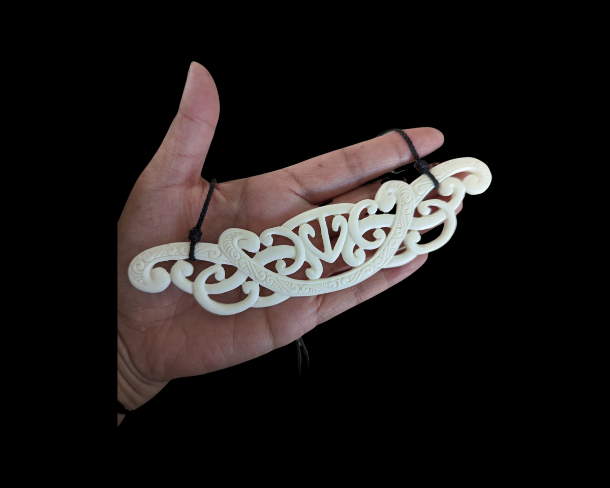 Large Bone Carving Breastplate #20 – Pacific Shack Gold Coast