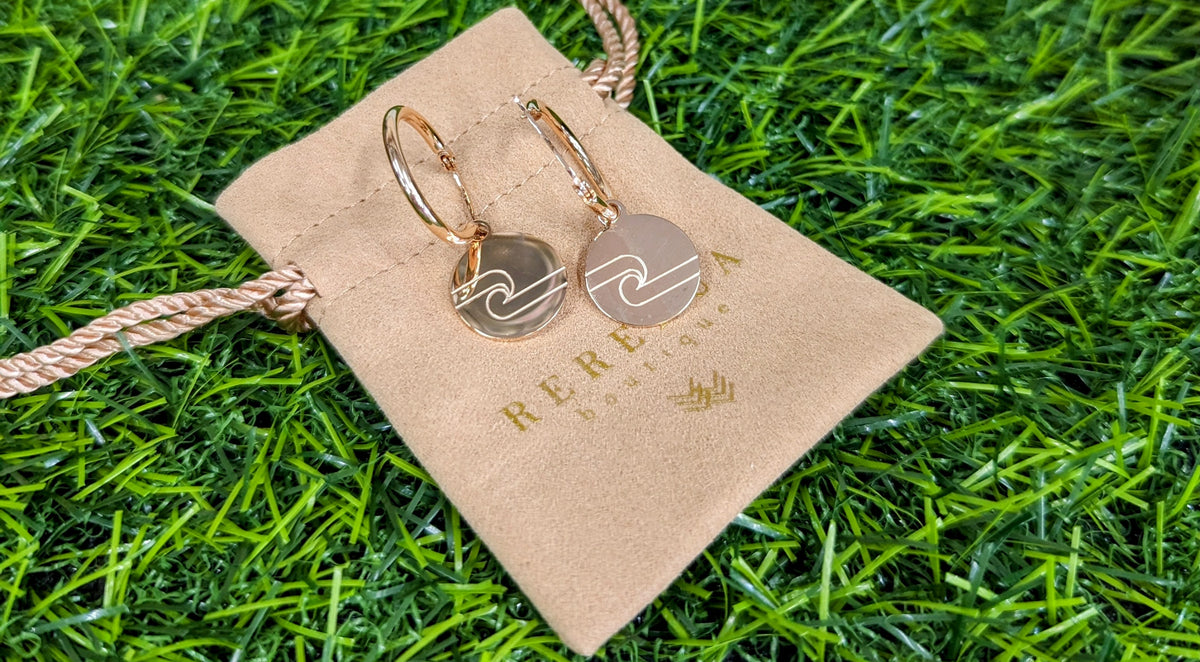 TINO HOOPS - ROSE GOLD – Pacific Shack Gold Coast