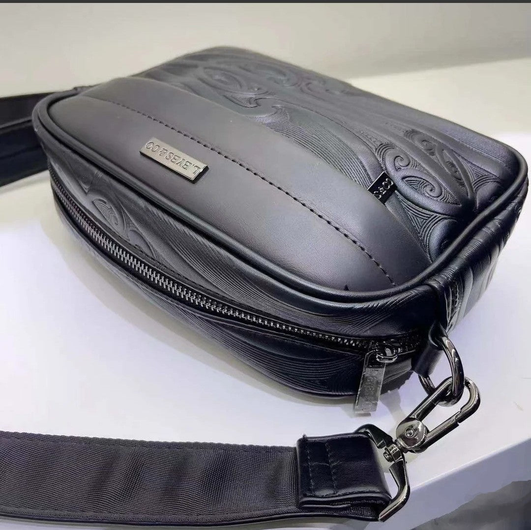 Black Messenger Bag – Pacific Shack Gold Coast