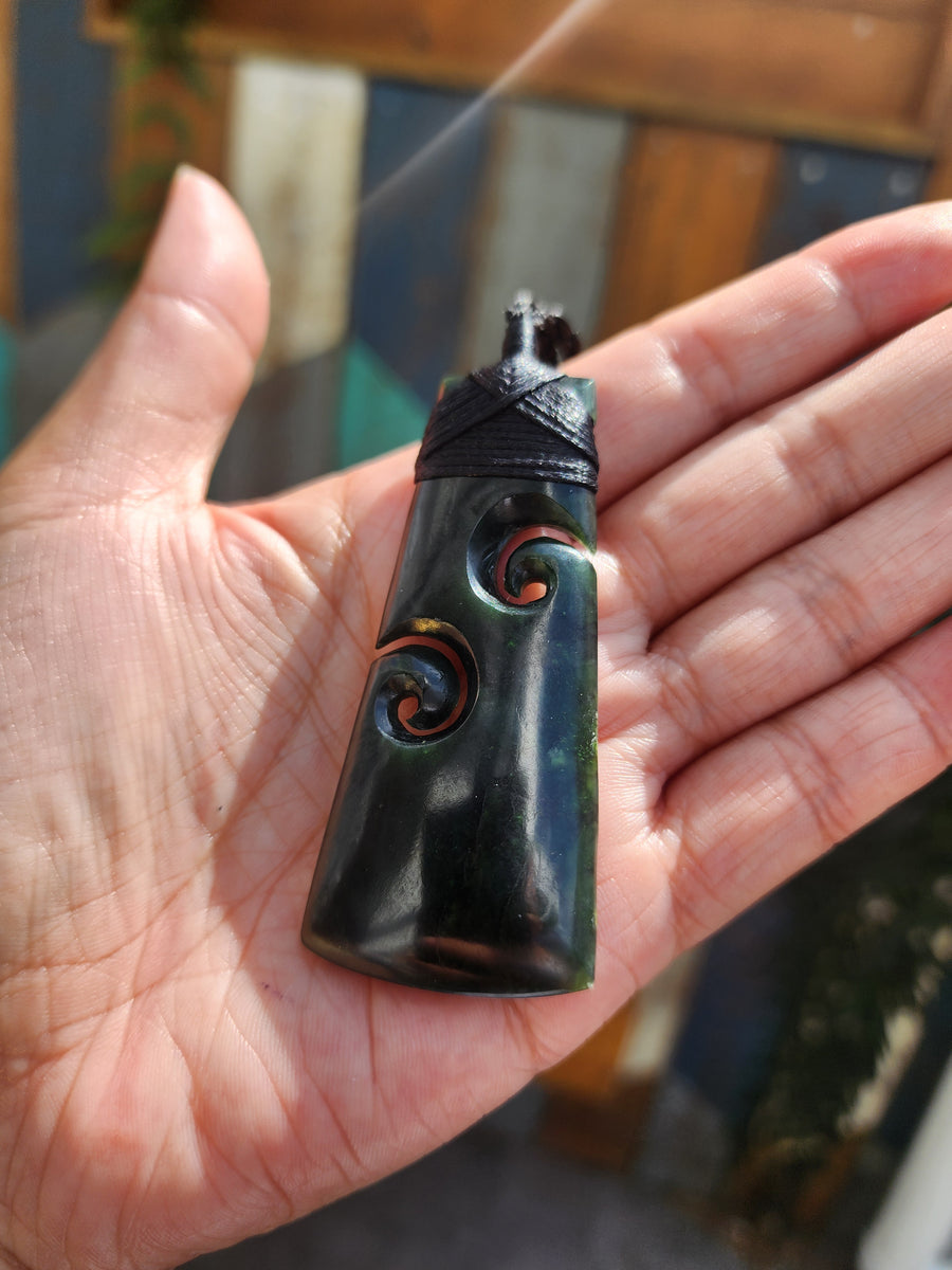 #A54 Toki with double Koru (75mm) – Pacific Shack Gold Coast
