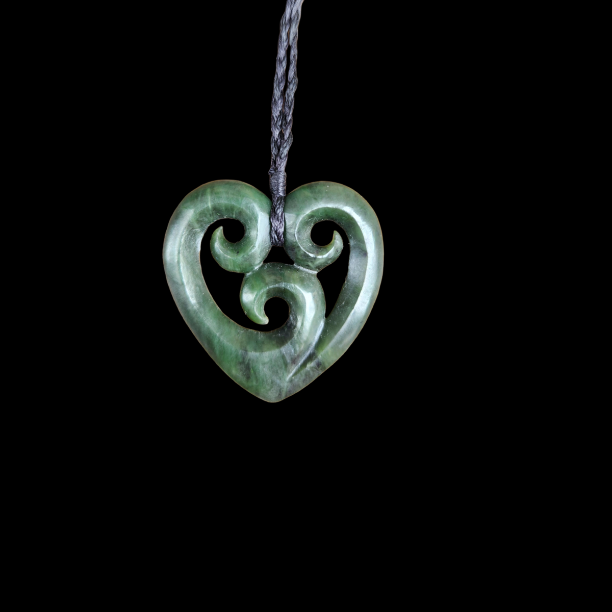 #2A Heart with Koru (50mm) – Pacific Shack Gold Coast