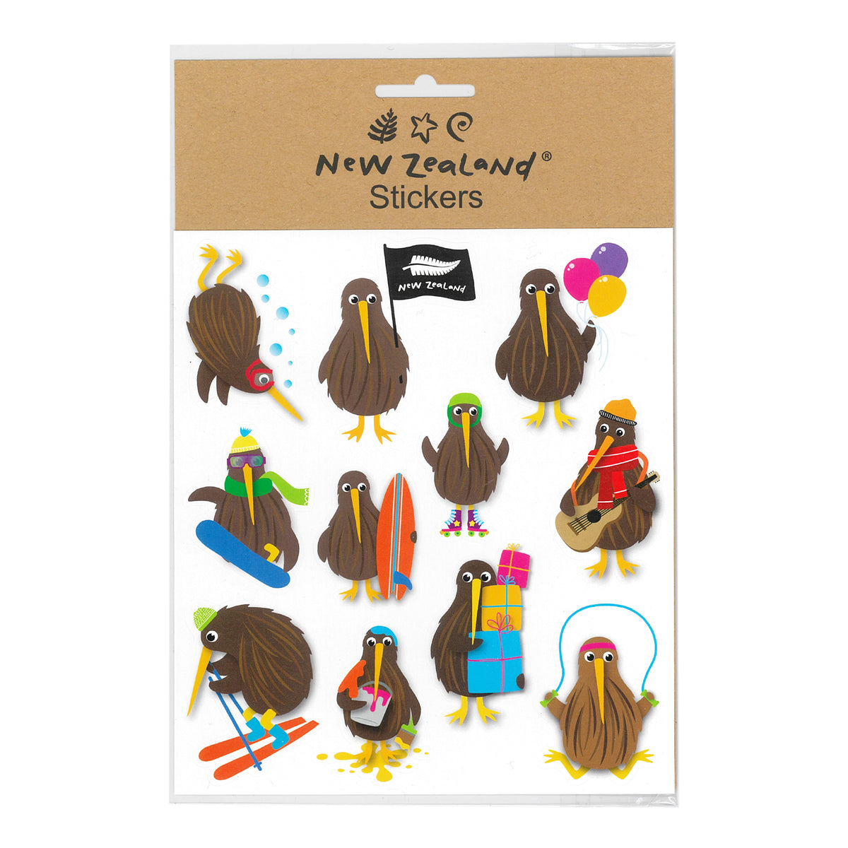 NZ Playful Stickers – Pacific Shack Gold Coast