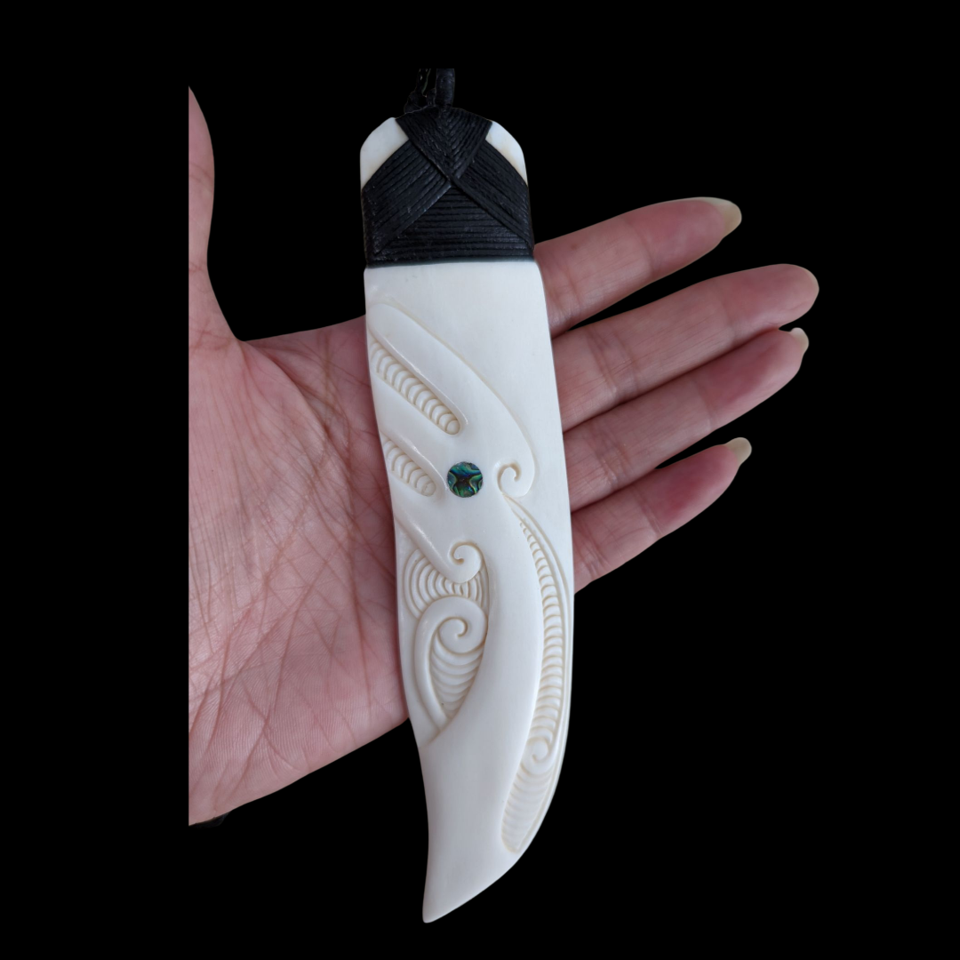 Large Niho Bone Carving #5 – Pacific Shack Gold Coast